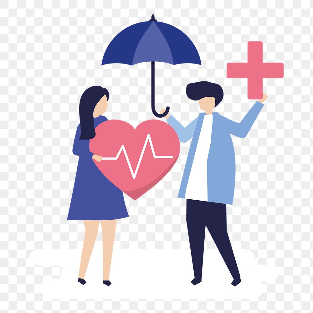 Medical insurance png sticker, flat | PNG - rawpixel