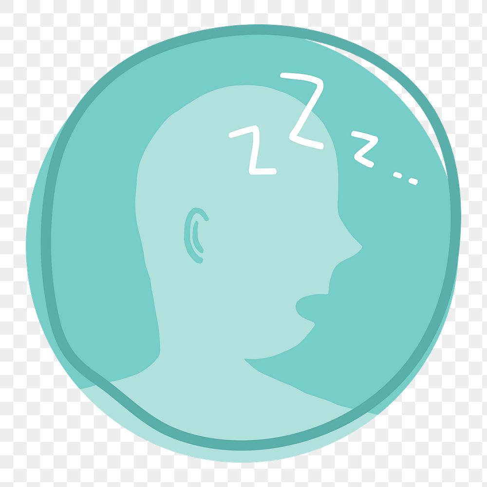 Fatigue illustration png sticker, transparent | Premium PNG - rawpixel