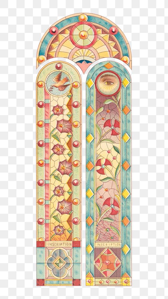 Stained glass png for churches | Premium PNG - rawpixel