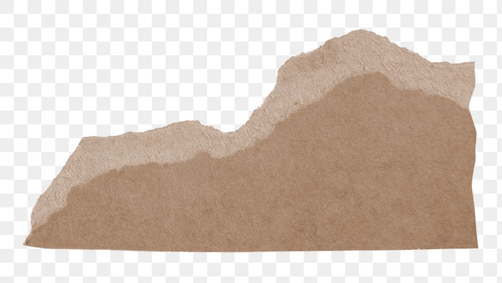 Brown ripped paper png sticker, | Premium PNG - rawpixel