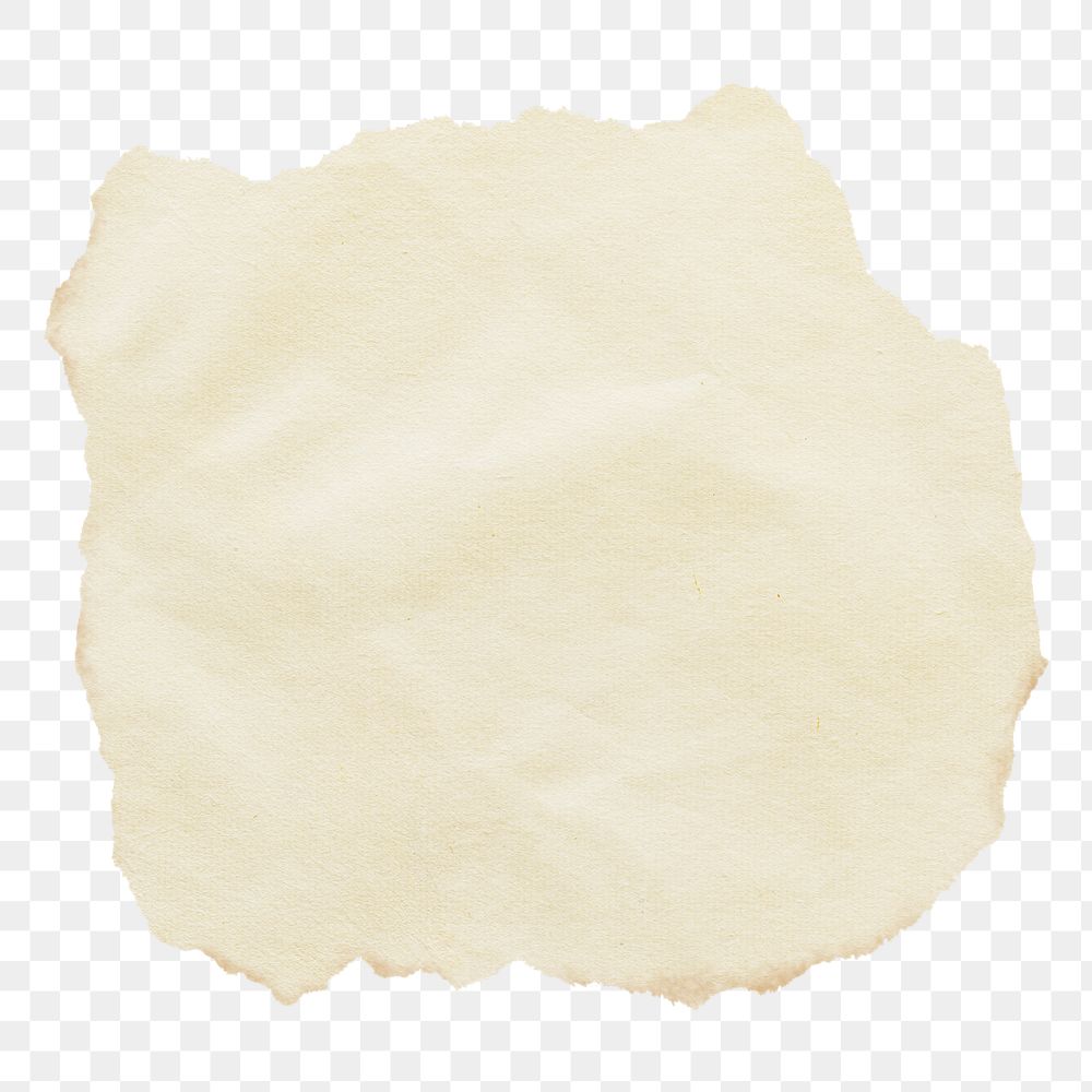 Beige ripped paper png | Free PNG - rawpixel