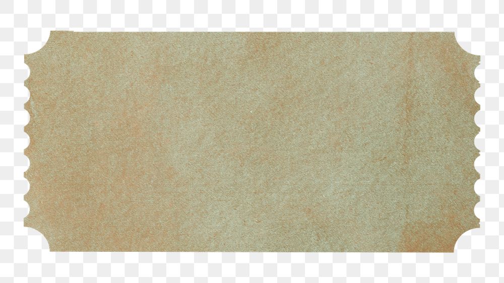 Vintage ticket paper png sticker, | Premium PNG - rawpixel