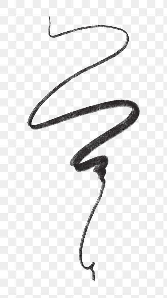 Scribble line png sticker, transparent | Premium PNG - rawpixel