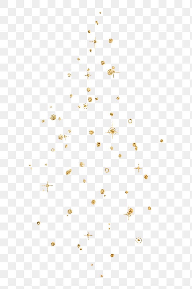 Gold snow png sticker, transparent | Premium PNG - rawpixel