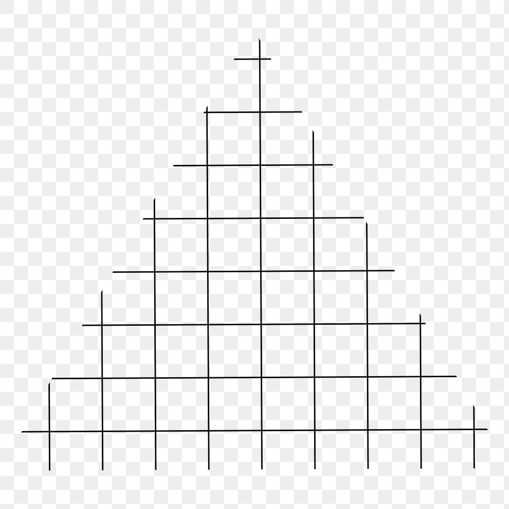 Triangle grid png sticker, transparent | Free PNG - rawpixel