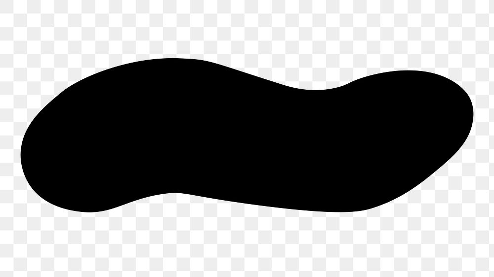 Abstract black shape png sticker, | Free PNG - rawpixel