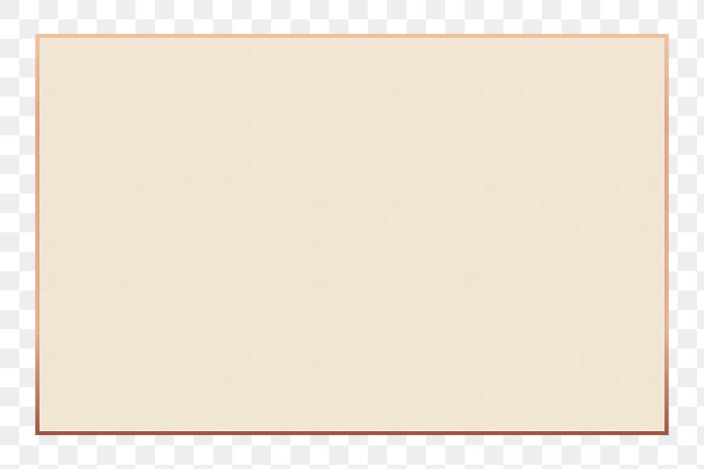 Beige frame png, transparent background | Premium PNG - rawpixel