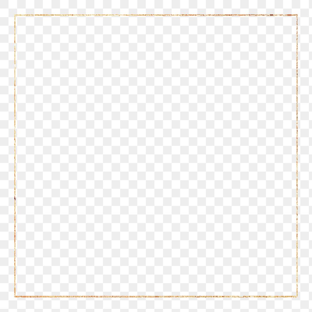 Gold glitter frame png, transparent | Premium PNG - rawpixel