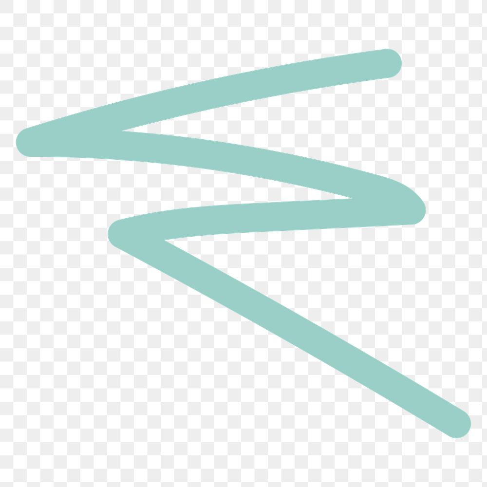 Png green zigzag line doodle | Free PNG - rawpixel