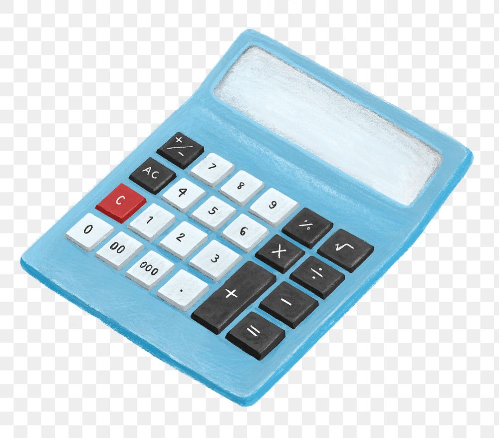 Calculator png, aesthetic illustration, transparent | Free PNG - rawpixel