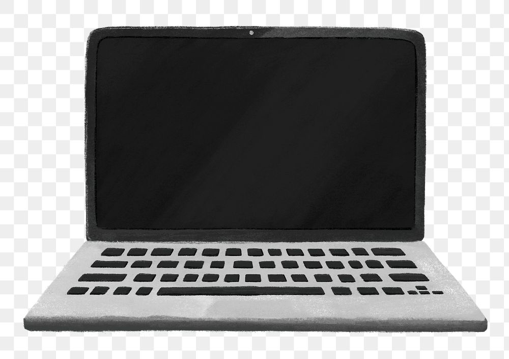 Black laptop png, aesthetic illustration, | Free PNG - rawpixel