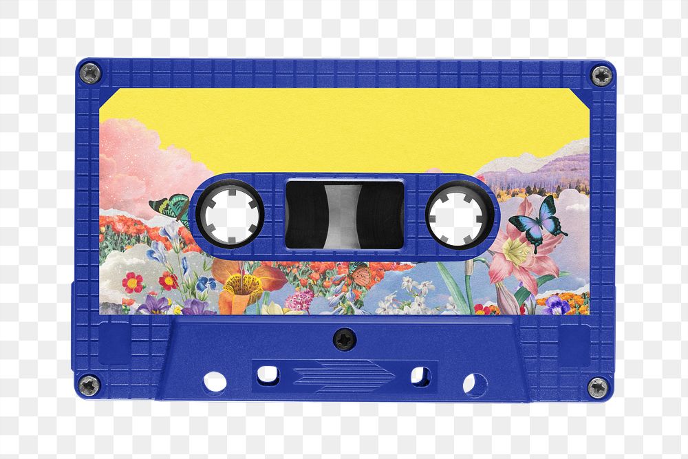Retro cassette tape png, transparent | Free PNG - rawpixel