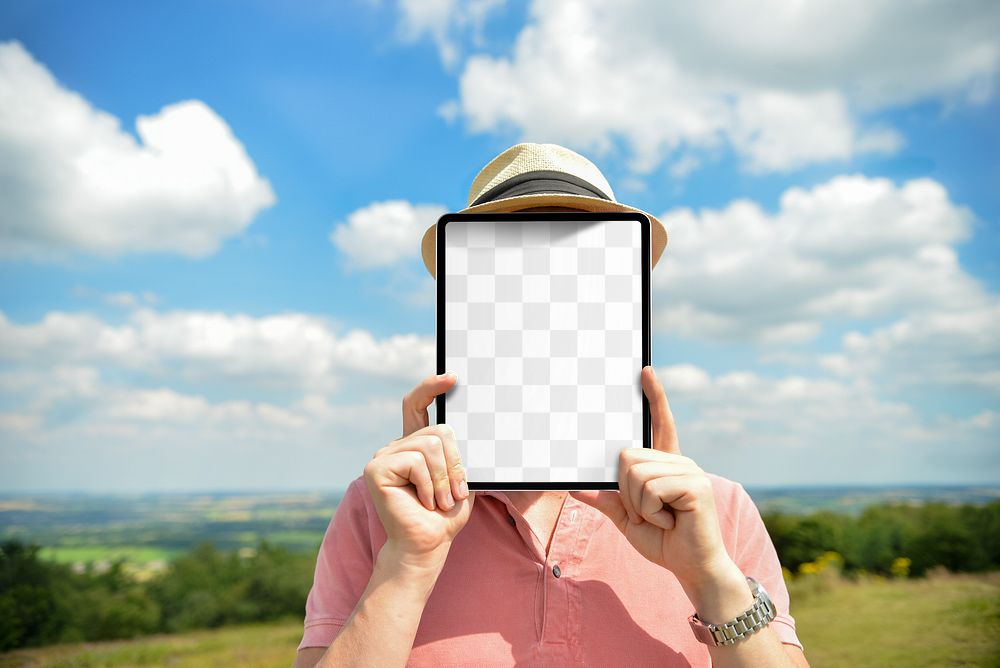 Tablet screen png mockup, transparent | Free PNG - rawpixel