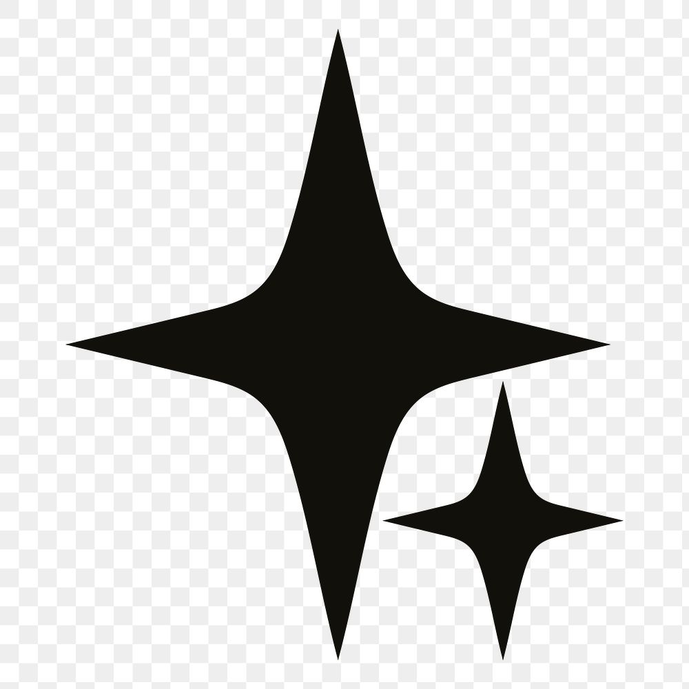 Sparkle shape png, transparent background | Free Icons - rawpixel