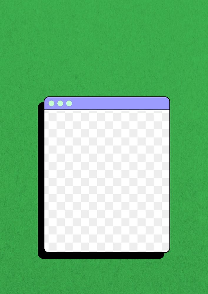Green pop-up window png frame, | Free PNG - rawpixel