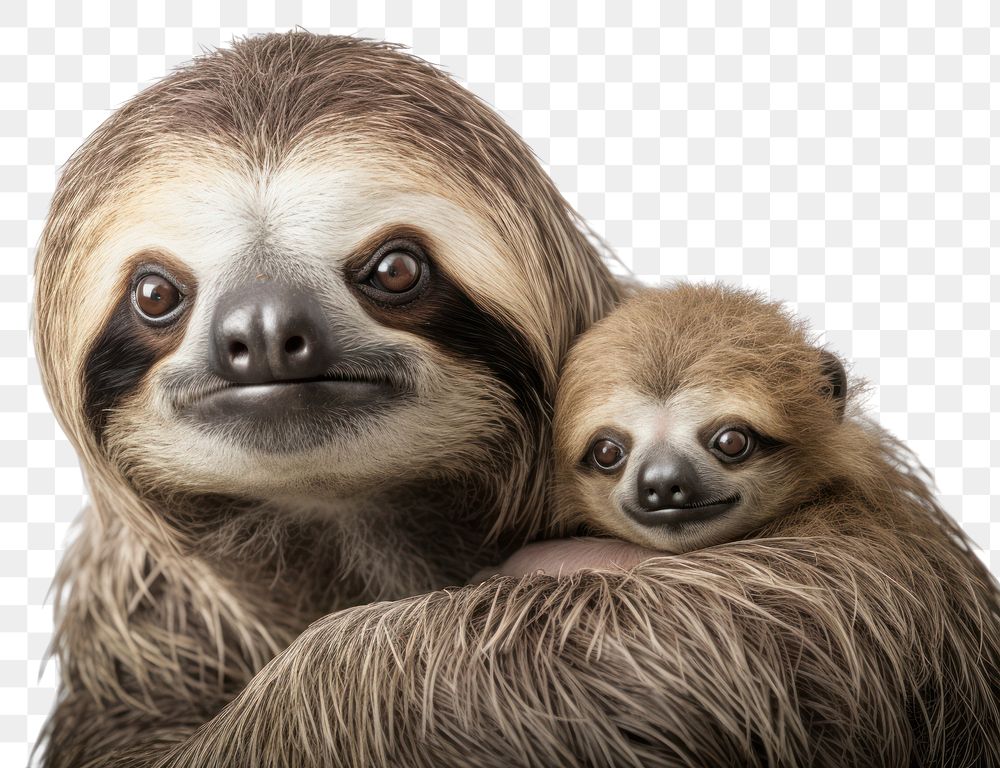 PNG Wildlife animal mammal sloth. | Free PNG - rawpixel