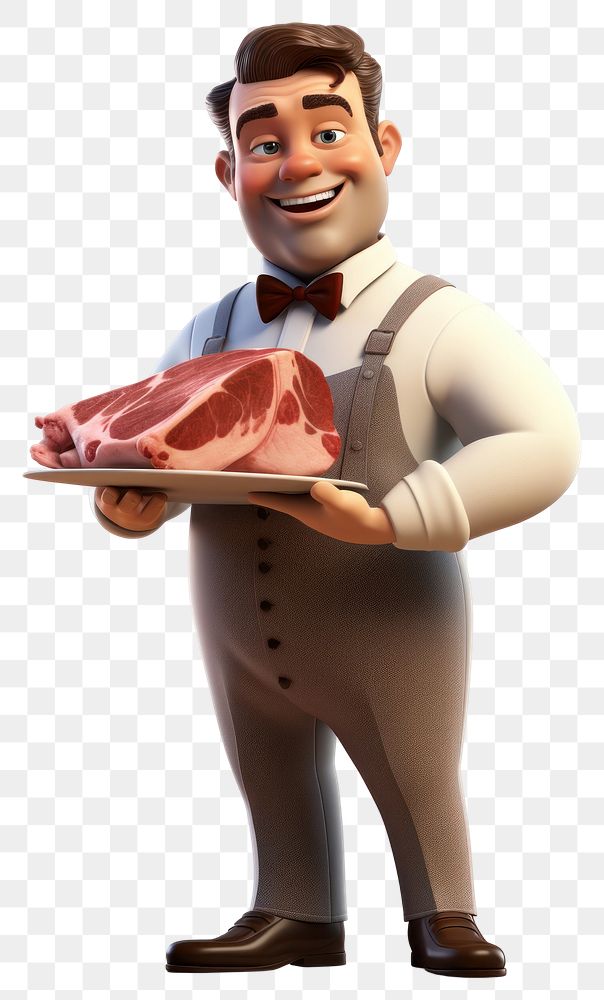 PNG Figurine food meat slaughterhouse. | Free PNG - rawpixel