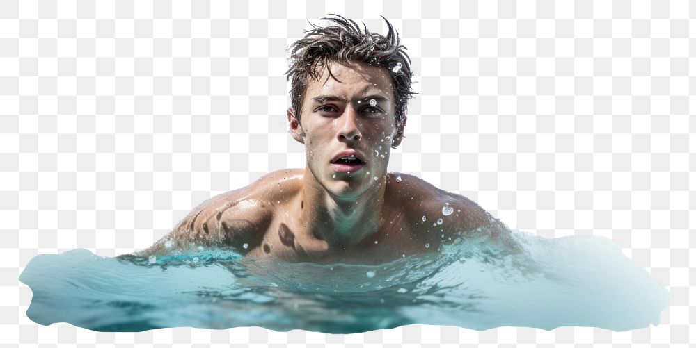 PNG Swimming portrait bathing swimmer. | Free PNG - rawpixel