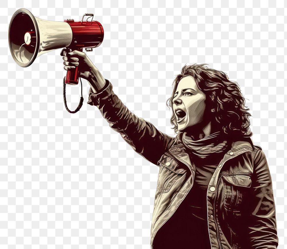 PNG Photography shouting portrait female. | Free PNG - rawpixel