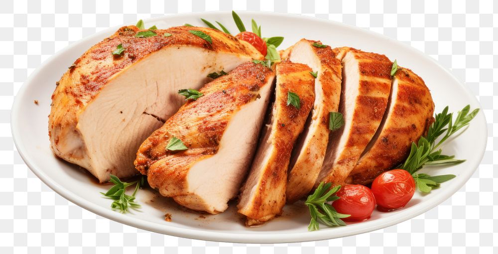 PNG Roasted dinner meat food. | Free PNG - rawpixel