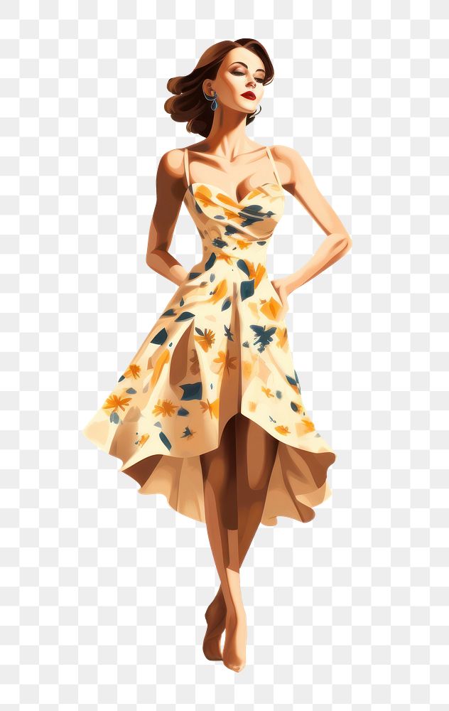 PNG Fashion summer dress adult. | Free PNG - rawpixel