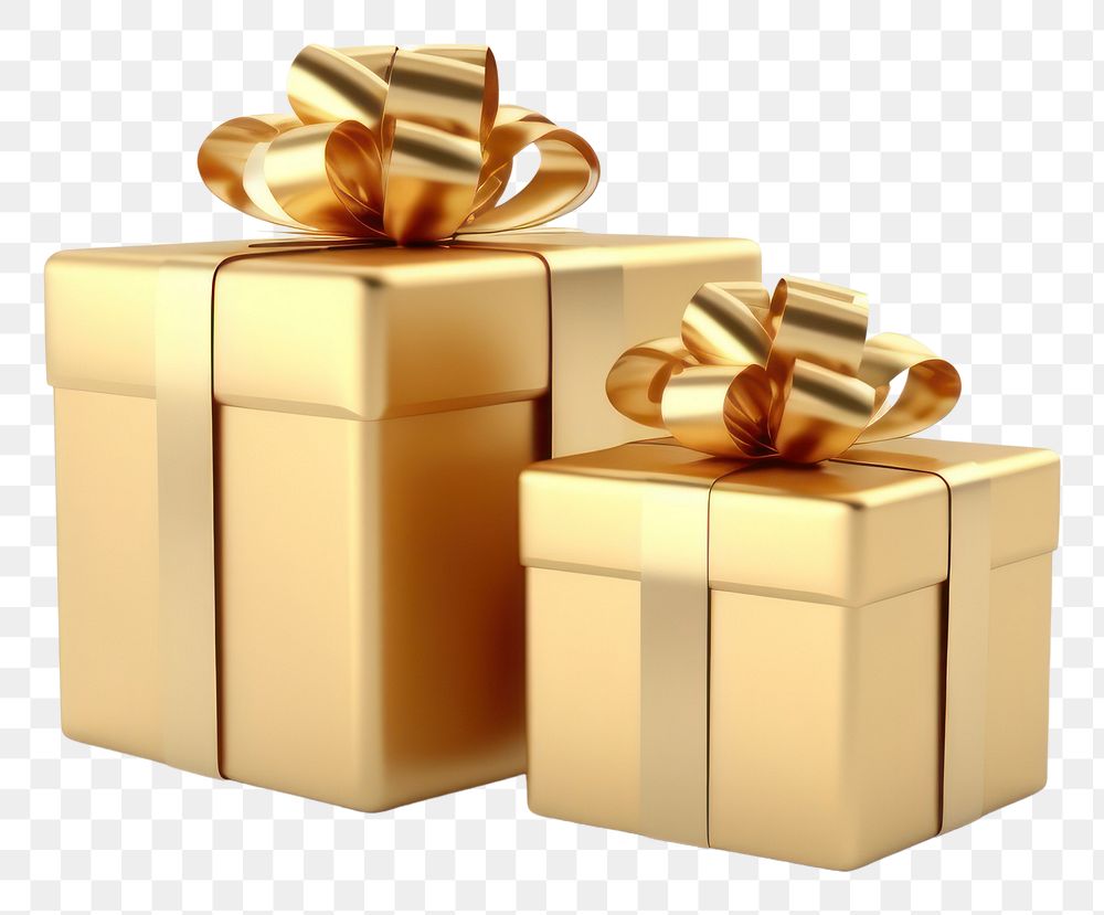 PNG Gift present gold box. | Free PNG - rawpixel
