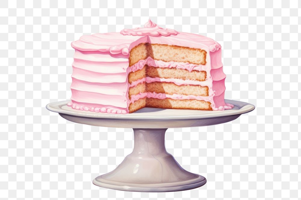 PNG Cake dessert icing cream, | Free PNG Illustration - rawpixel