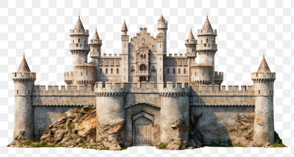 PNG Architecture building castle fortification. | Free PNG - rawpixel