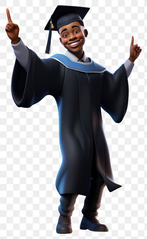 PNG Graduation smiling student cartoon. | Free PNG - rawpixel