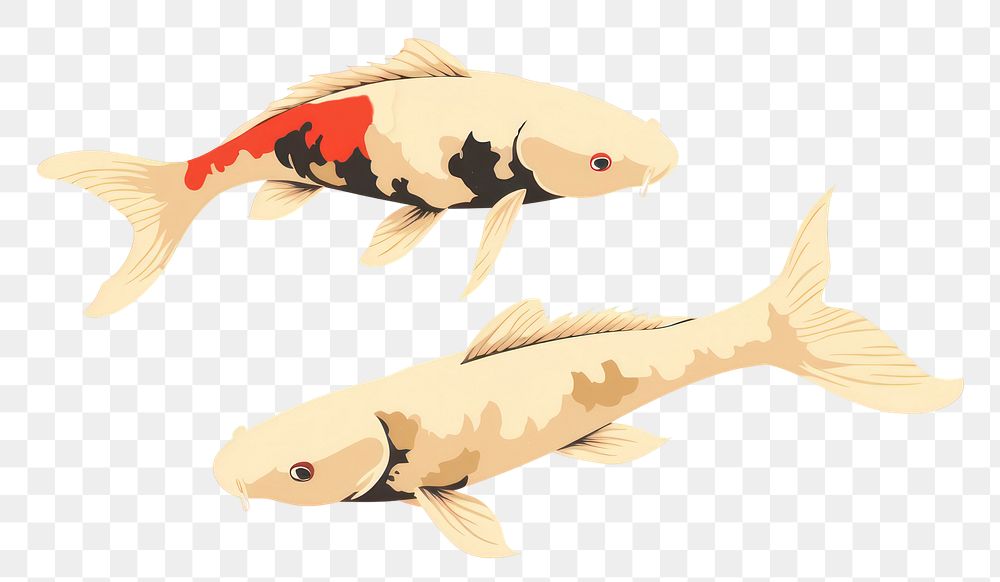 PNG Two koi fish animal | Free PNG - rawpixel