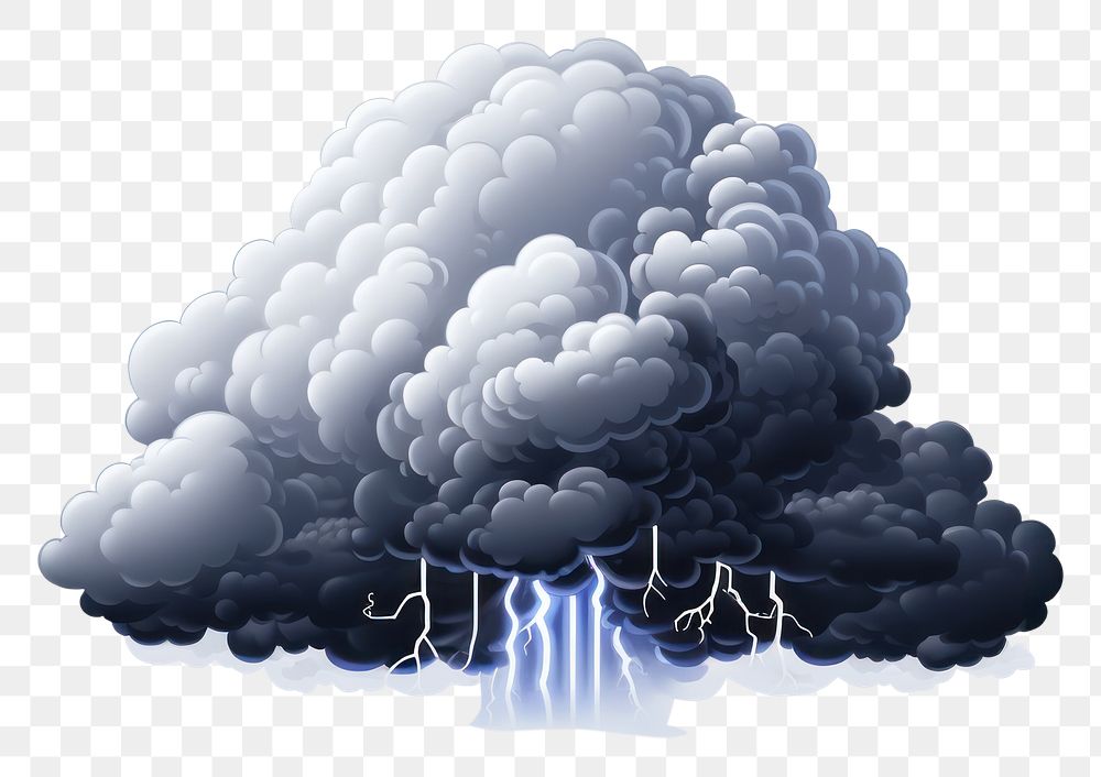 PNG Thunderstorm 2D thunderstorm outdoors | Free PNG - rawpixel