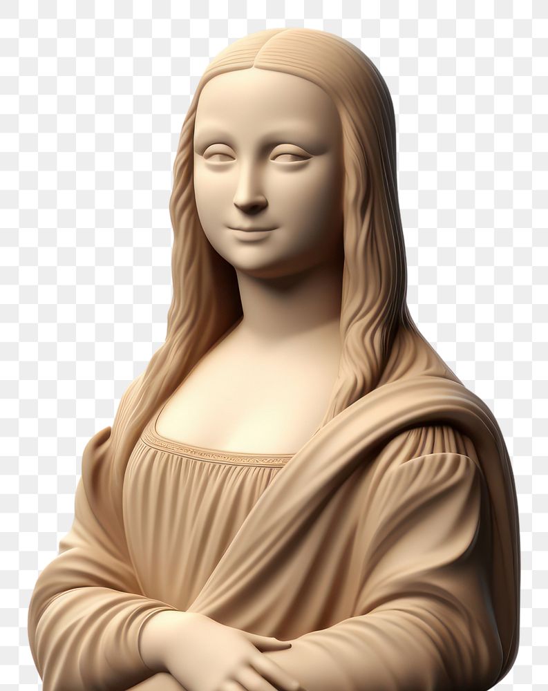 PNG Mona lisa sculpture | Free PNG - rawpixel