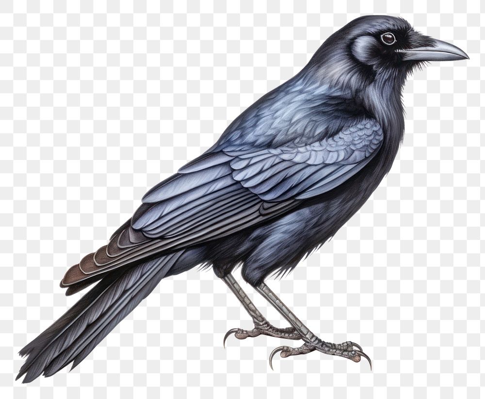 PNG Crow drawing animal bird. | Free PNG - rawpixel