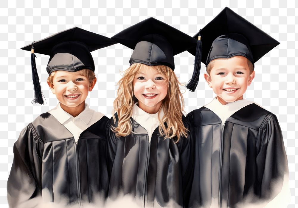 PNG Kids graduation togetherness | Free PNG - rawpixel