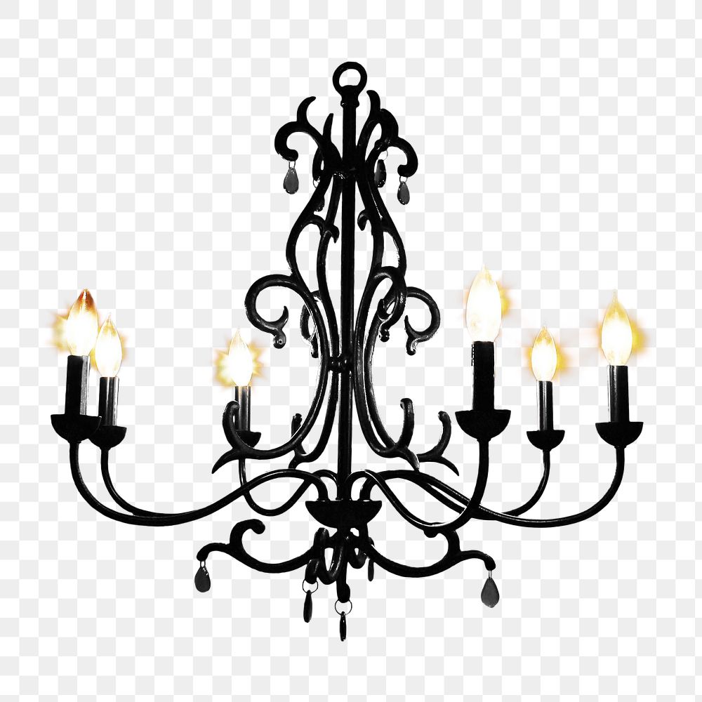 Chandelier png, transparent background | Free PNG - rawpixel