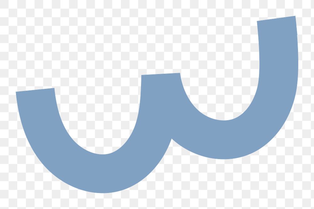 Blue squiggly line png, transparent | Premium PNG - rawpixel