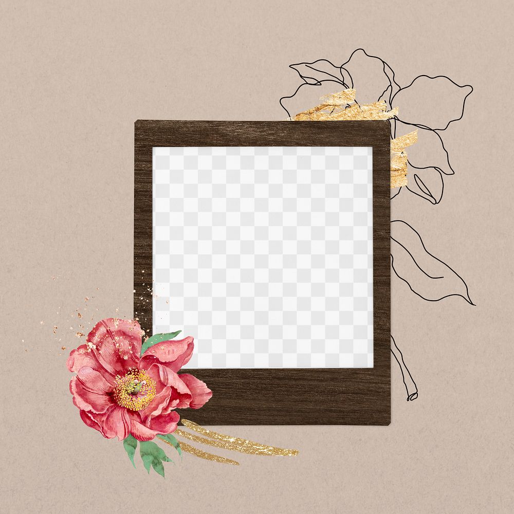 Png Instant photo frame mockup, | Premium PNG Mockup - rawpixel