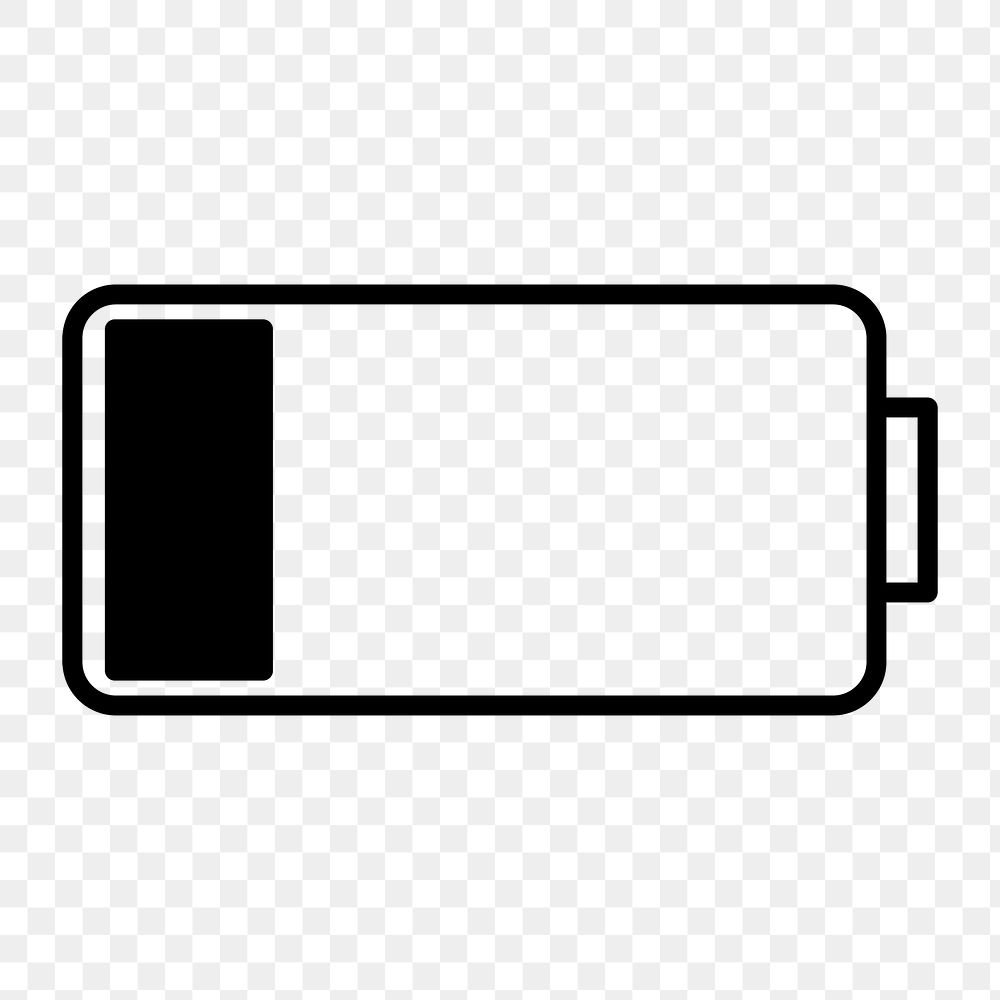 Low battery icon png, | Free Icons - rawpixel