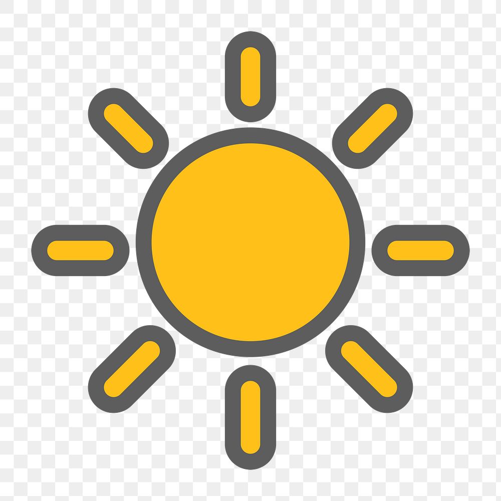Sunny icon png weather forecast | Premium Icons - rawpixel
