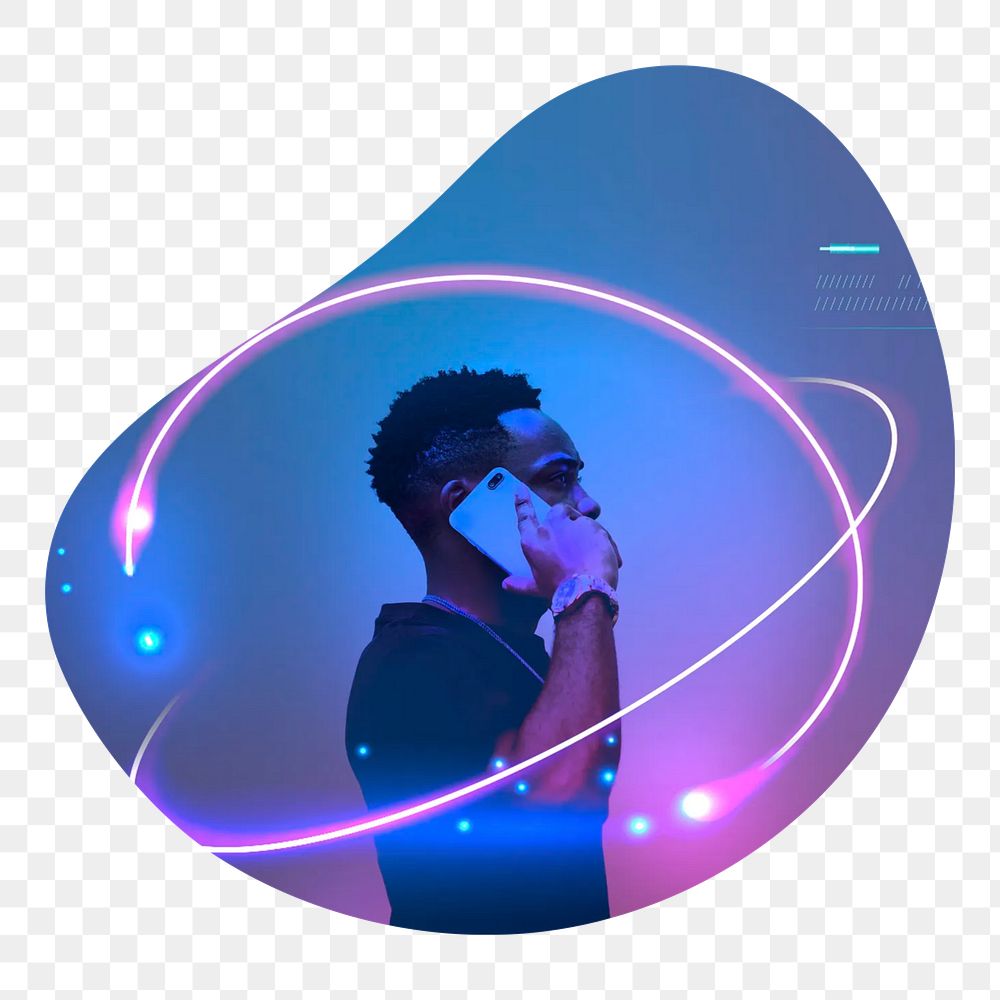 Communication technology png badge element, | Free PNG - rawpixel