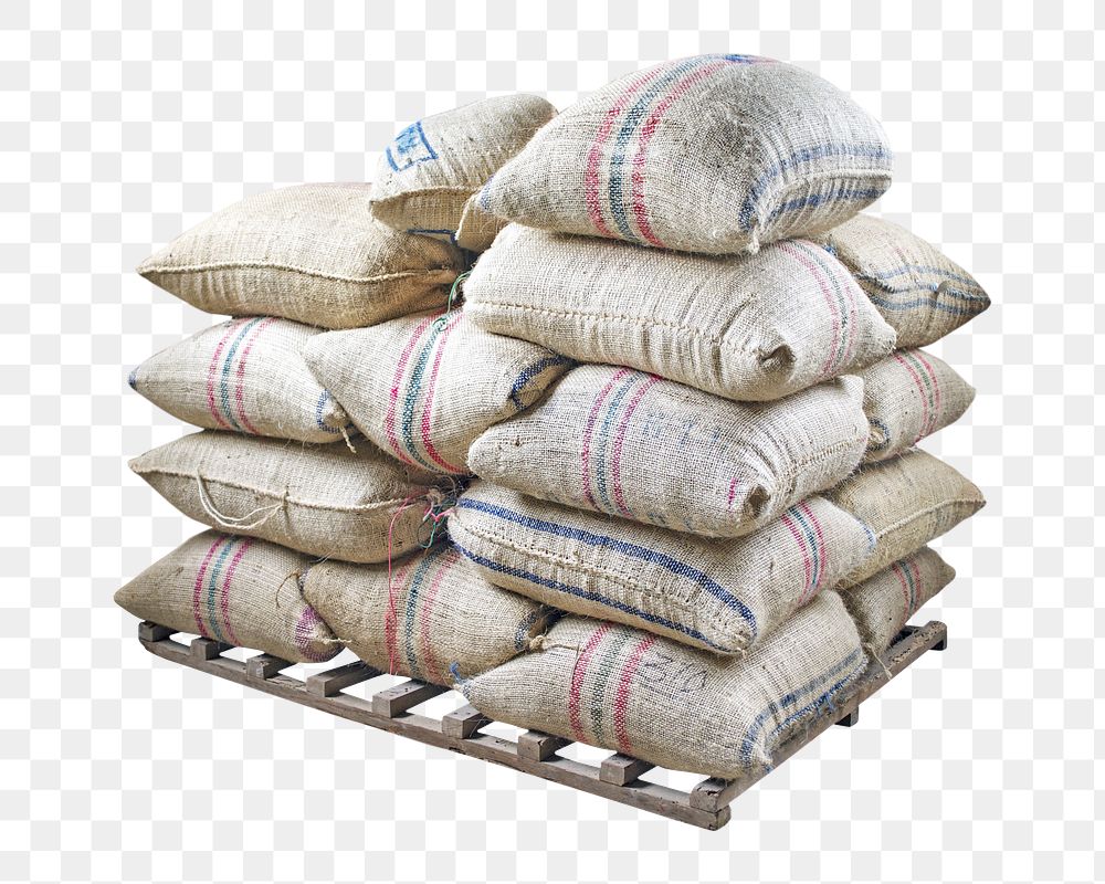 Png stack of sacks, isolated | Free PNG - rawpixel