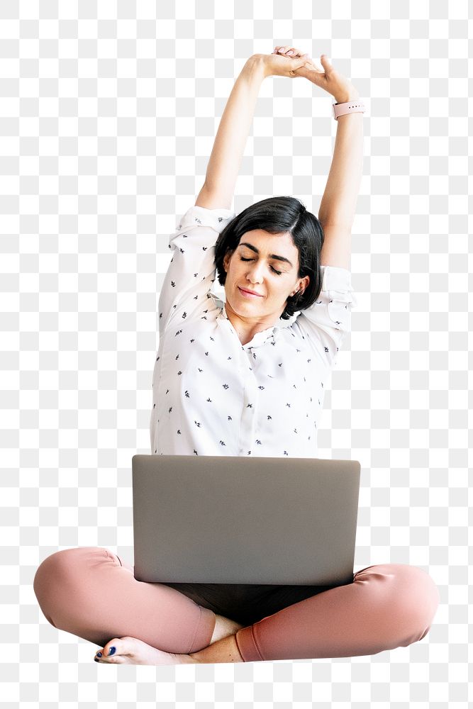 Remote work png break-time, transparent | Premium PNG - rawpixel