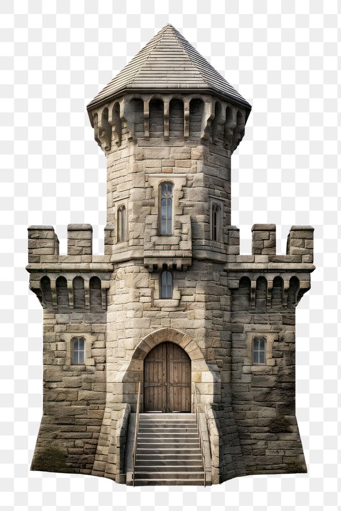 PNG Medieval castle guard tower | Free PNG - rawpixel