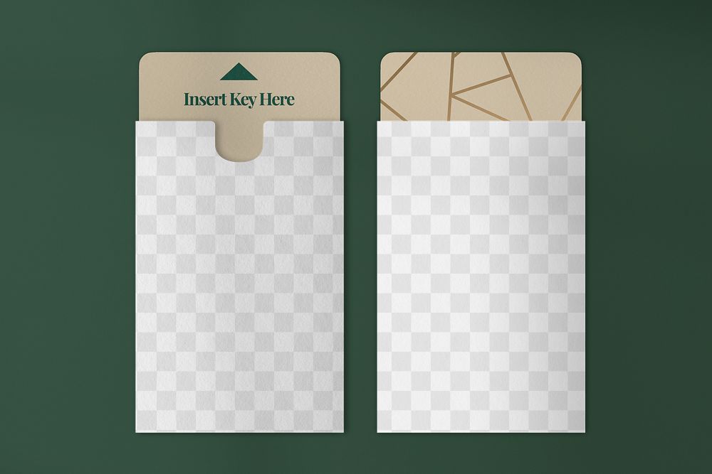 Png hotel key card mockup, | Free PNG - rawpixel