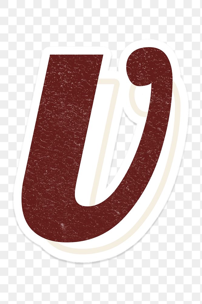 Letter V abc calligraphy handwriting | Free PNG Sticker - rawpixel