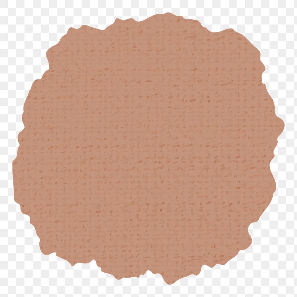 Png brown textured circle sticker | Free PNG Sticker - rawpixel