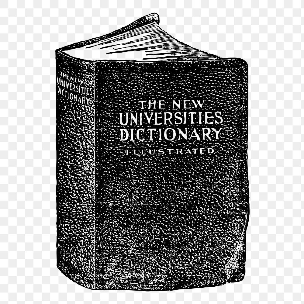 English dictionary png clipart, vintage | Free PNG - rawpixel