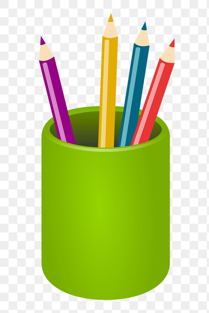 Stationery colored pencils png sticker | Free PNG - rawpixel