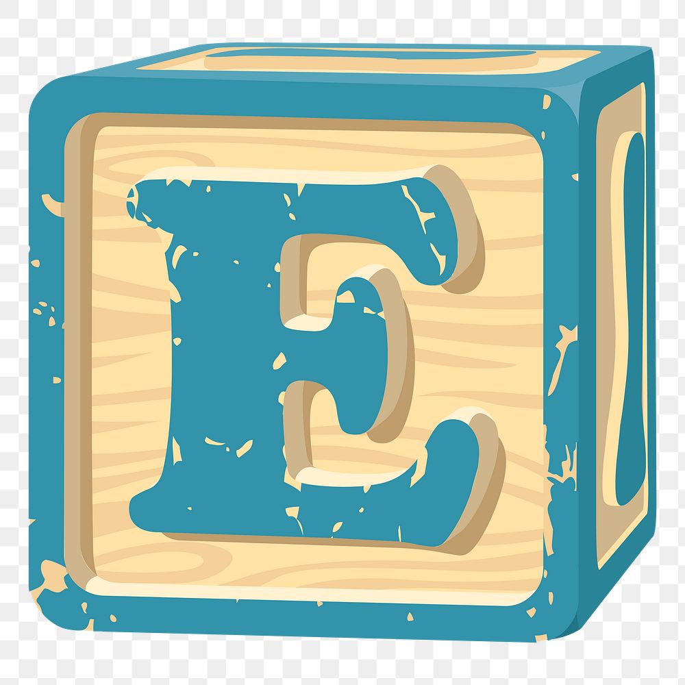 PNG wooden letter block sticker, | Free PNG - rawpixel