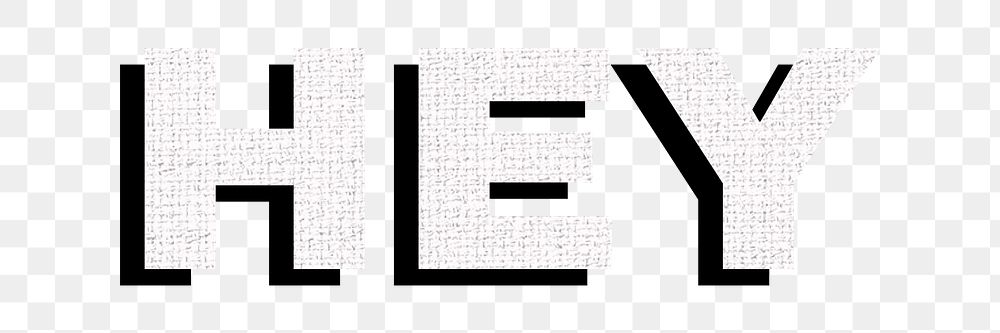Png hey greeting word typography | Free PNG Sticker - rawpixel